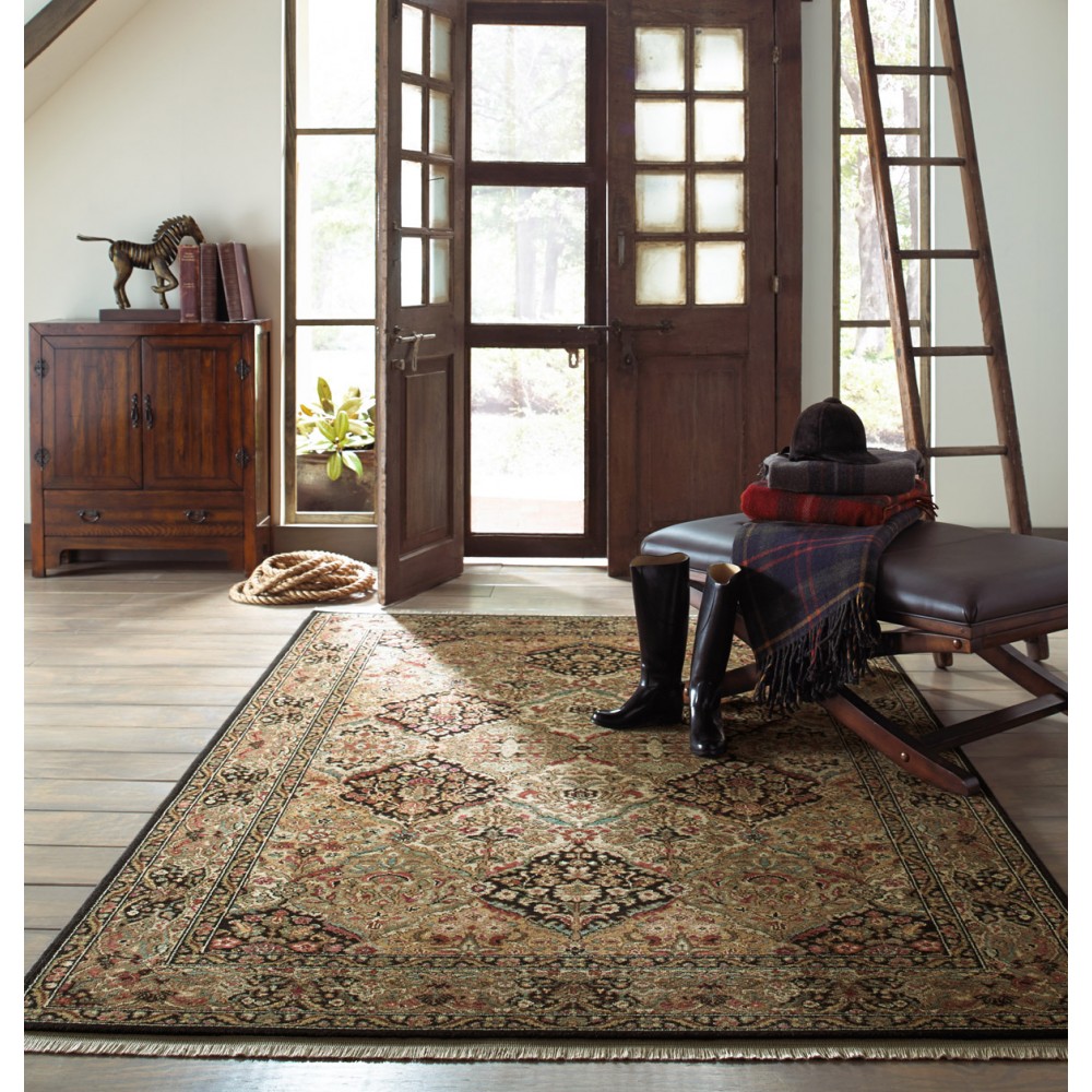 Original Karastan Empress Kirman Black Rugs 700-724 Original Karastan Empress Kirman Black Rugs 700-724